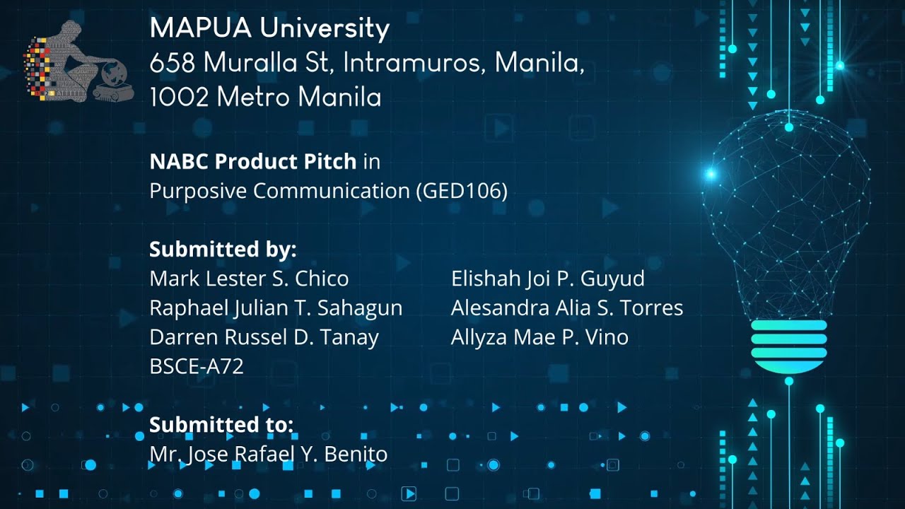 NABC Product Pitch │ Module Exam 3 in GED106 - YouTube