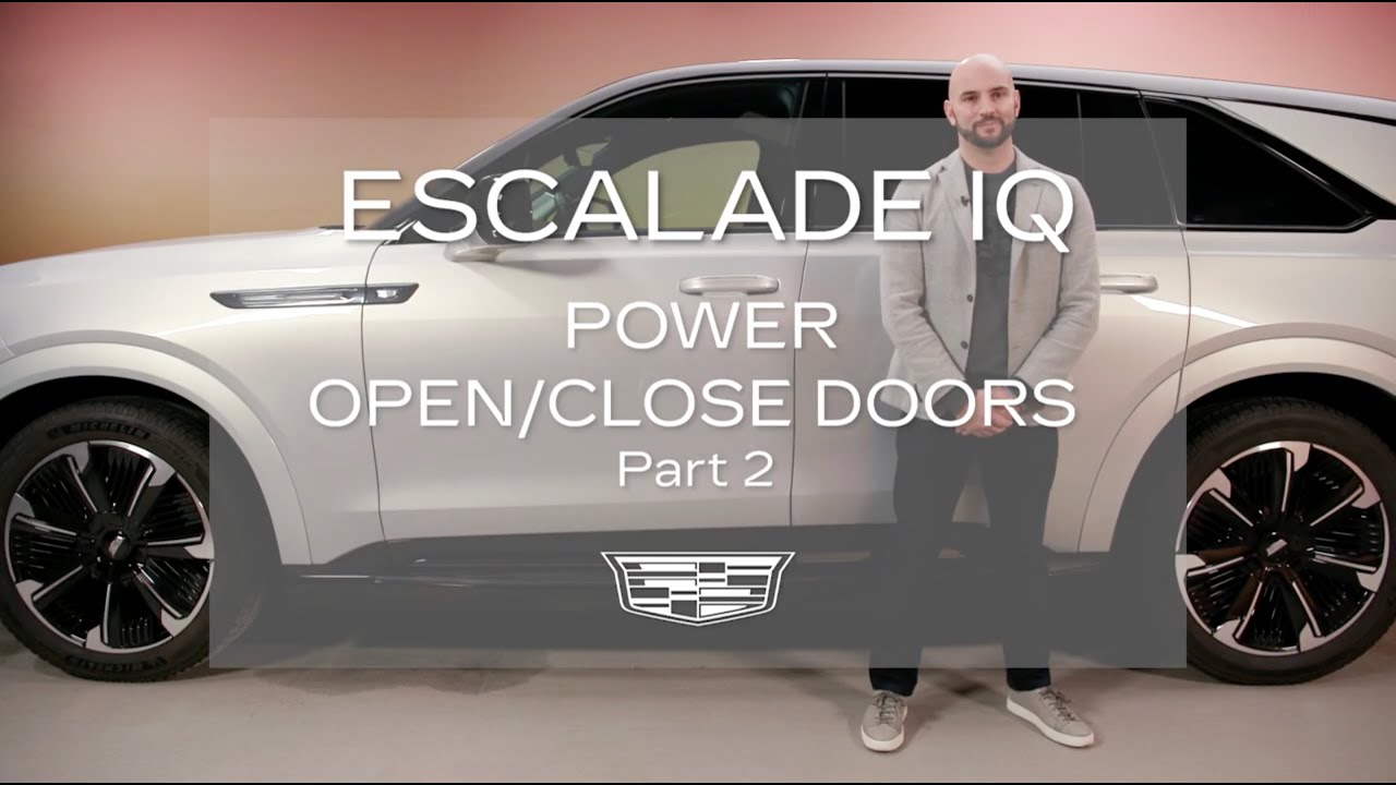 ESCALADE IQ Power Open/Close Doors | Cadillac - YouTube