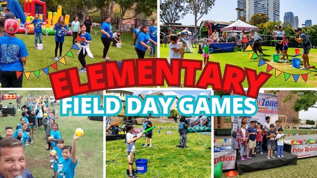 MEGA FUN Field Day Games Packages for Elementary School Kids - YouTube