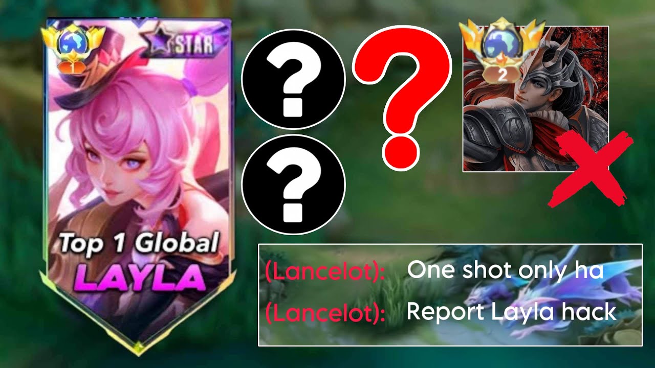 LAYLA ONE SHOT CAN MAKE LANCELOT DELETED 😂| MOBILE LEGENDS - YouTube