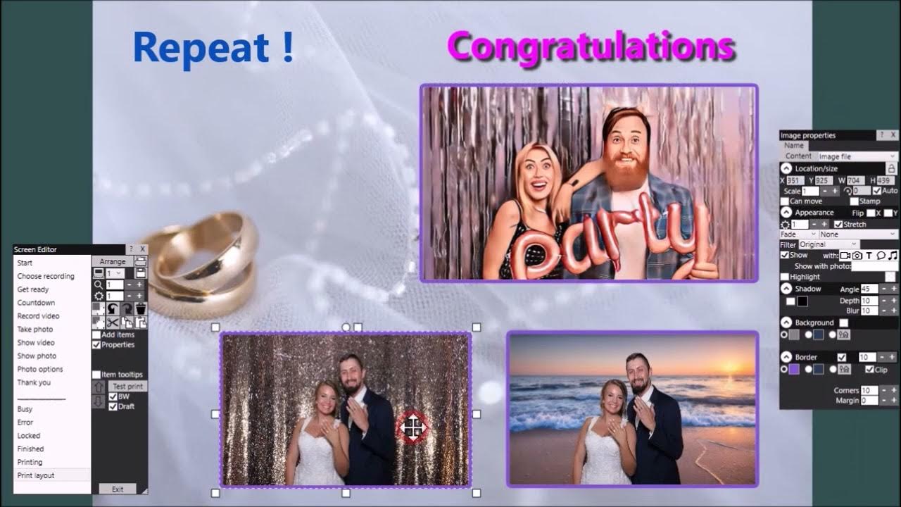 Create photo print layout images after the RightBooth event has finished - YouTube