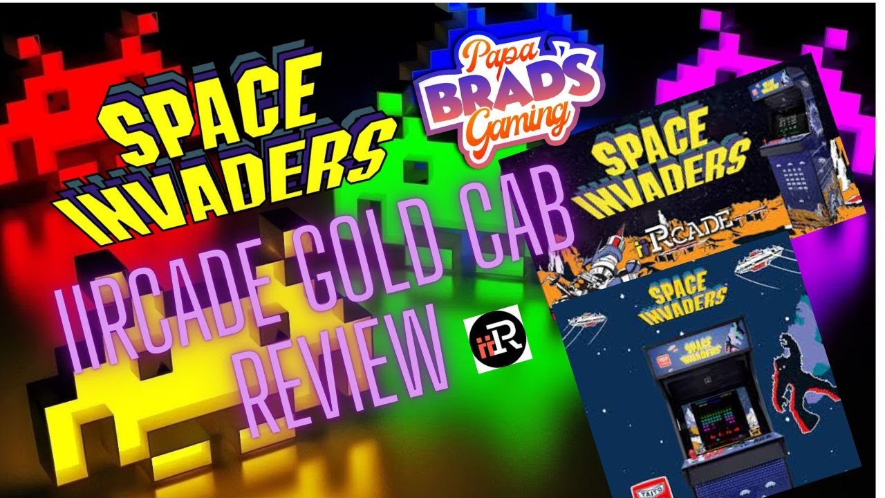 iiRcade Gold Edition Space Invaders cab Review by Papa Brad. - YouTube