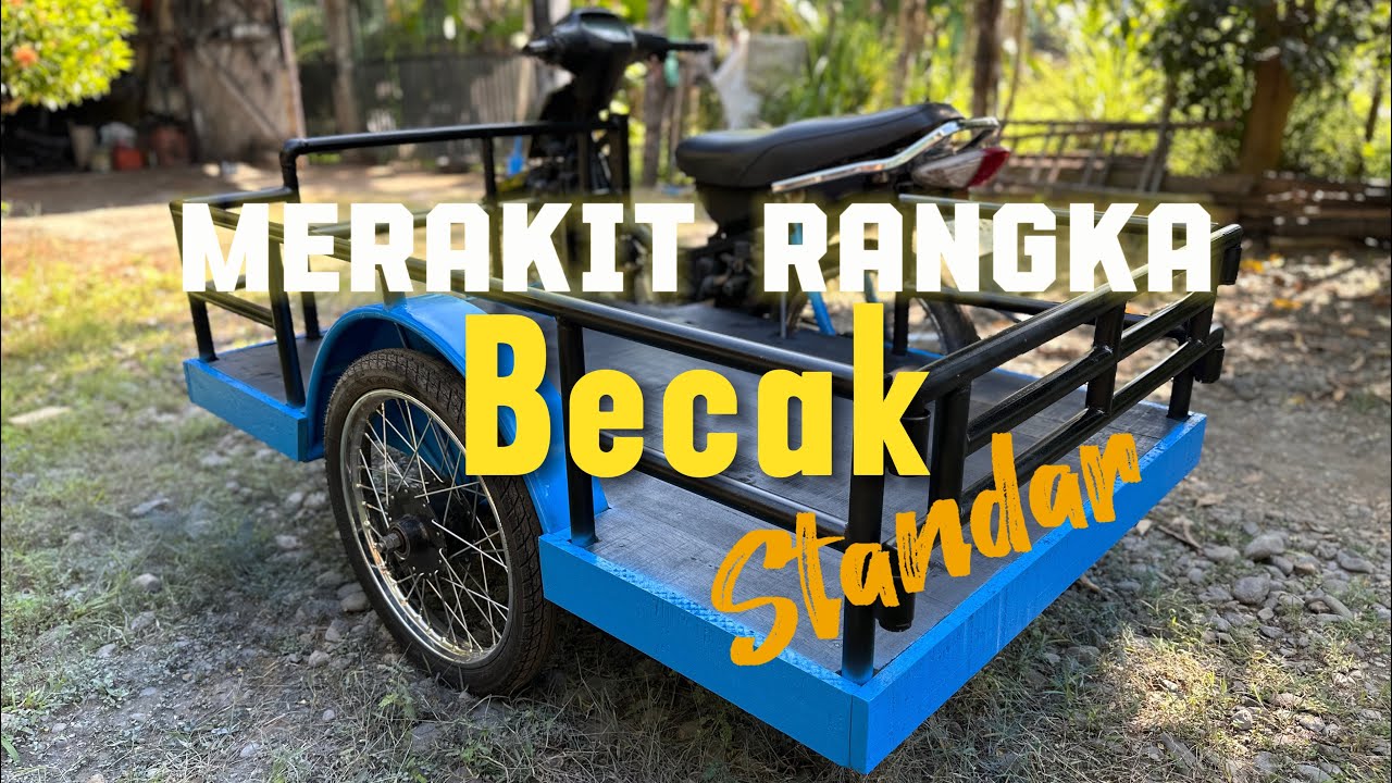 How to make and weld a rickshaw frame part2 - YouTube