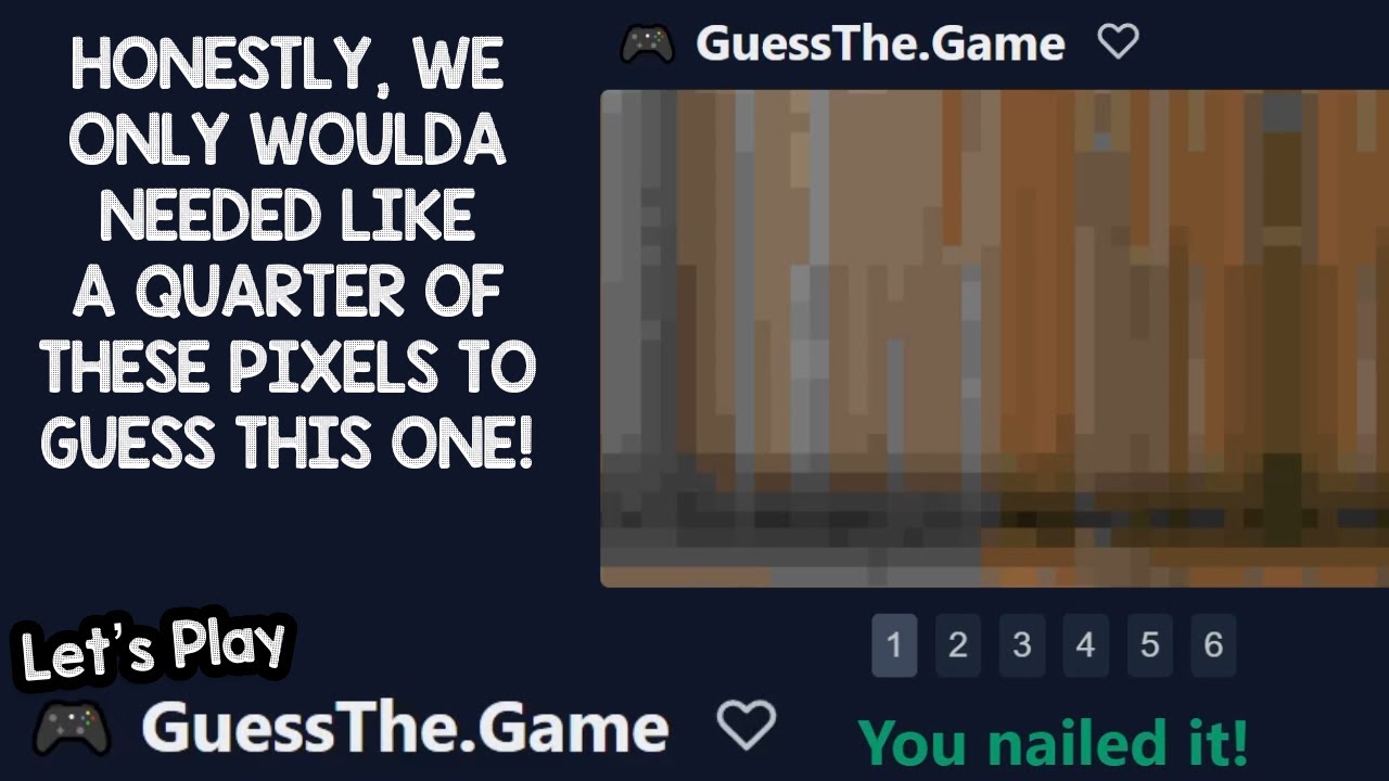 WE DIDN'T NEED ALL OF THESE PIXELS TO GUESS THIS ONE! | Let's Play ...