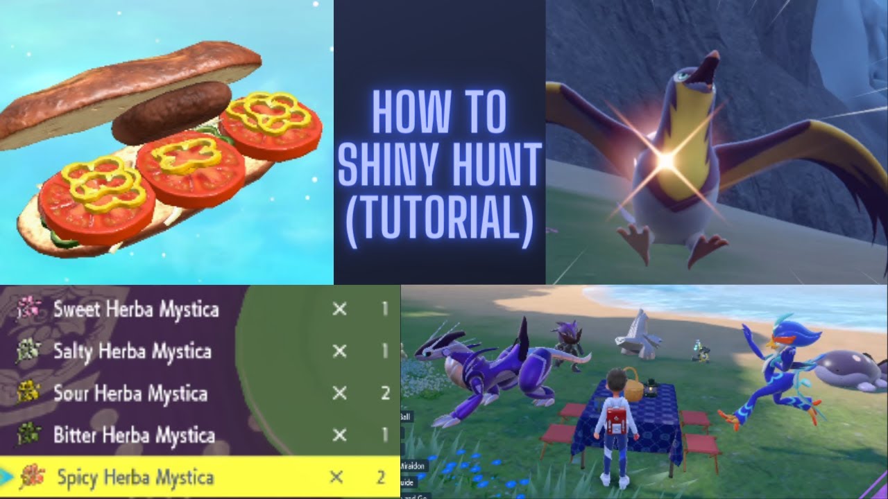 Pokemon Scarlet and Violet - How to shiny hunt 2024 - YouTube