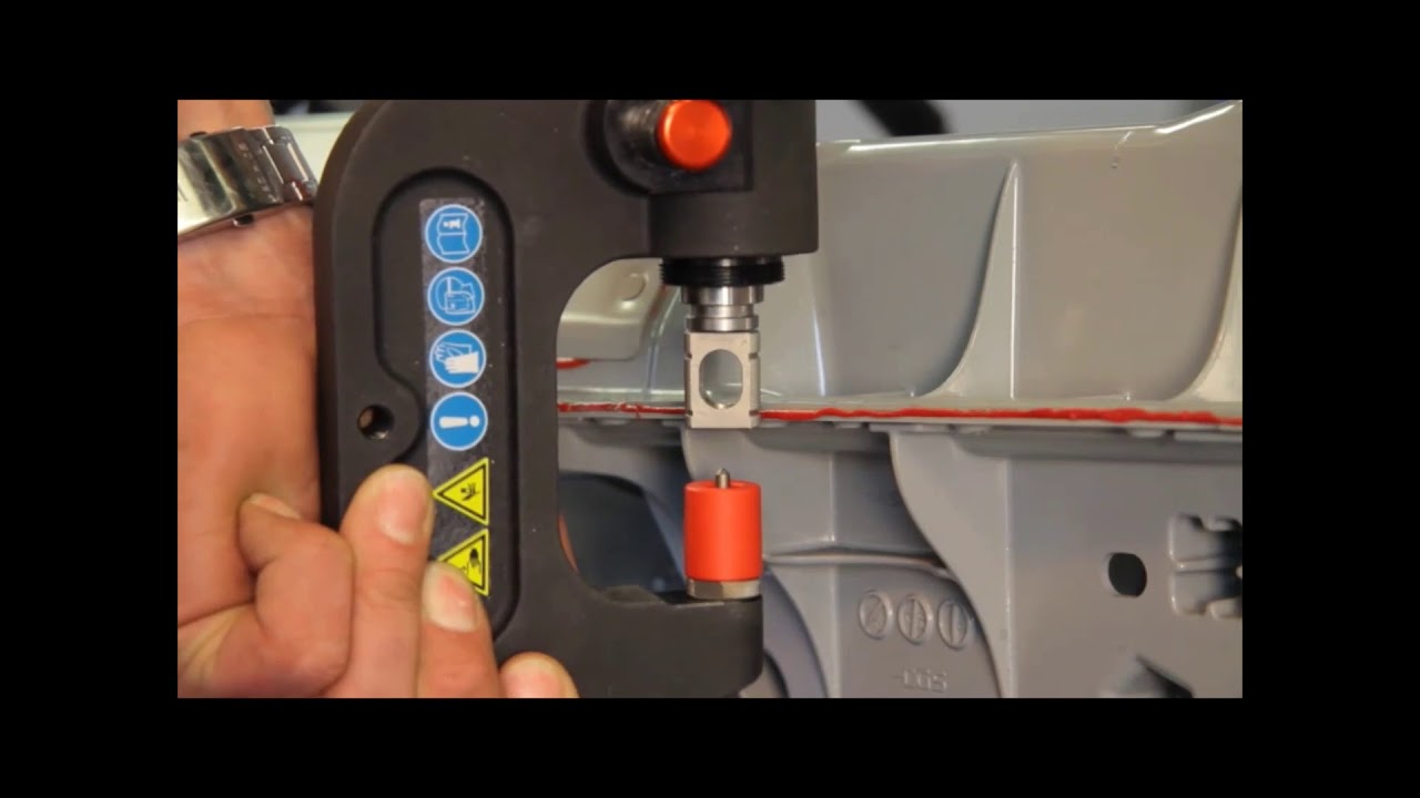 Removing Self Piercing Rivets - XPress 800 - YouTube