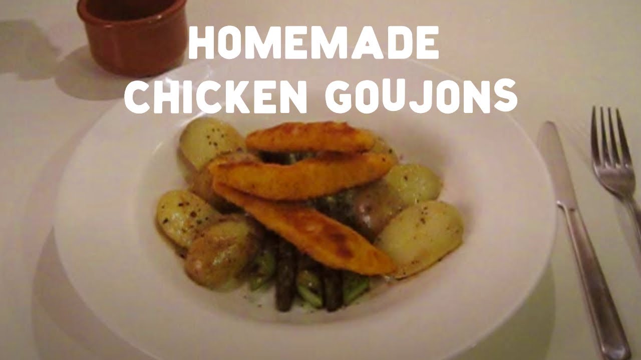 How To Make A Fantastic Chicken Goujon Dinner - YouTube