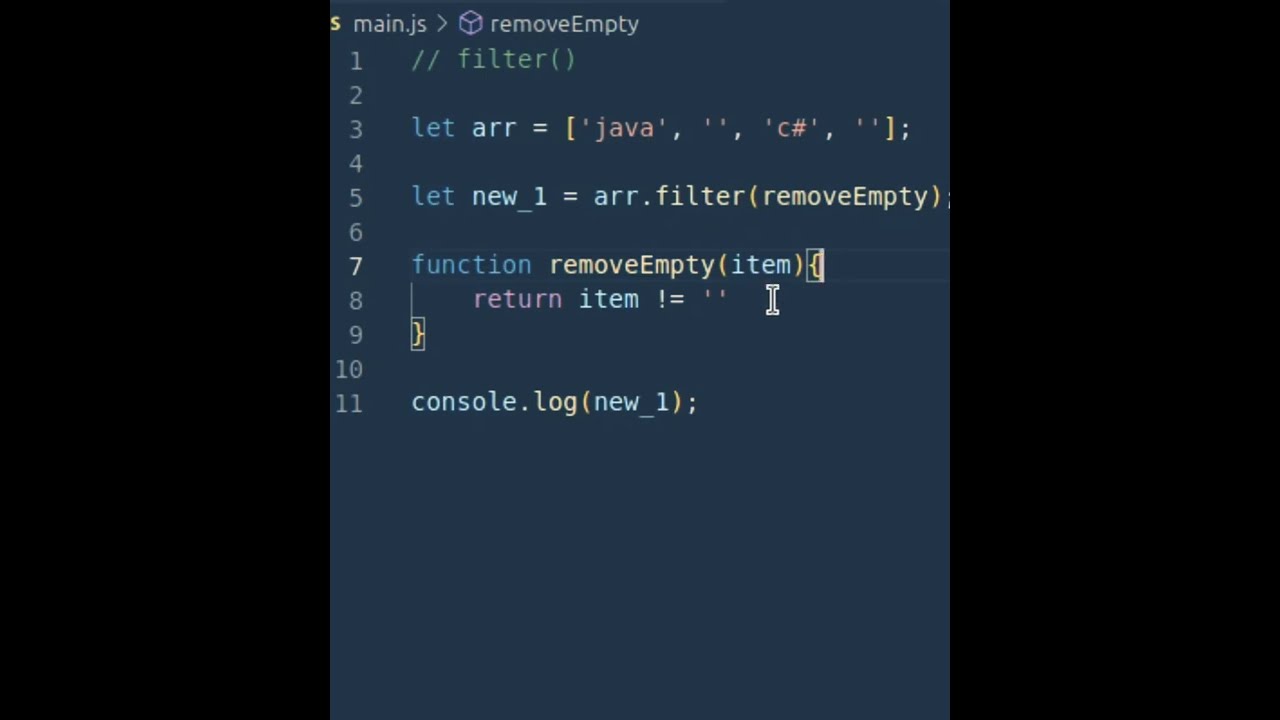 How To Remove Empty String From The Array shorts Use Filter tamil How To Remove Empty String From The Array shorts Use Filter tamil