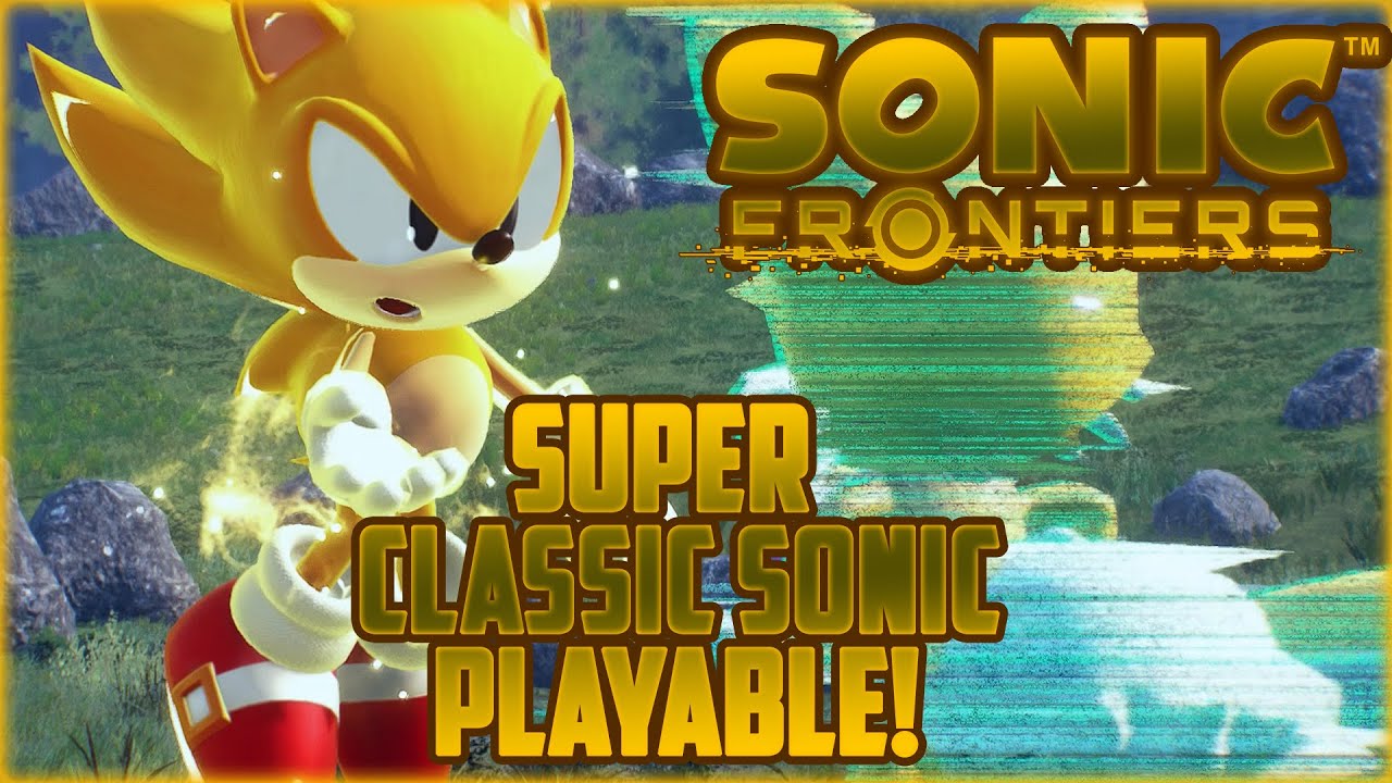 Sonic Frontiers - Super Classic Sonic fight with GIGANTO (Releases ...
