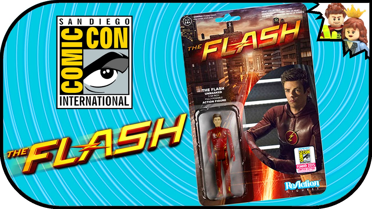 Unmasked Flash Reaction Figure SDCC Exclusive Review - BrickQueen - YouTube