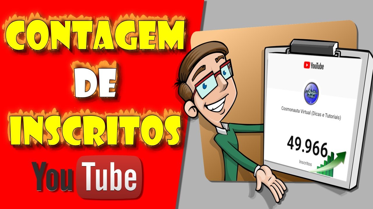 Ver Contagem de Inscritos AO VIVO no YouTube - YouTube