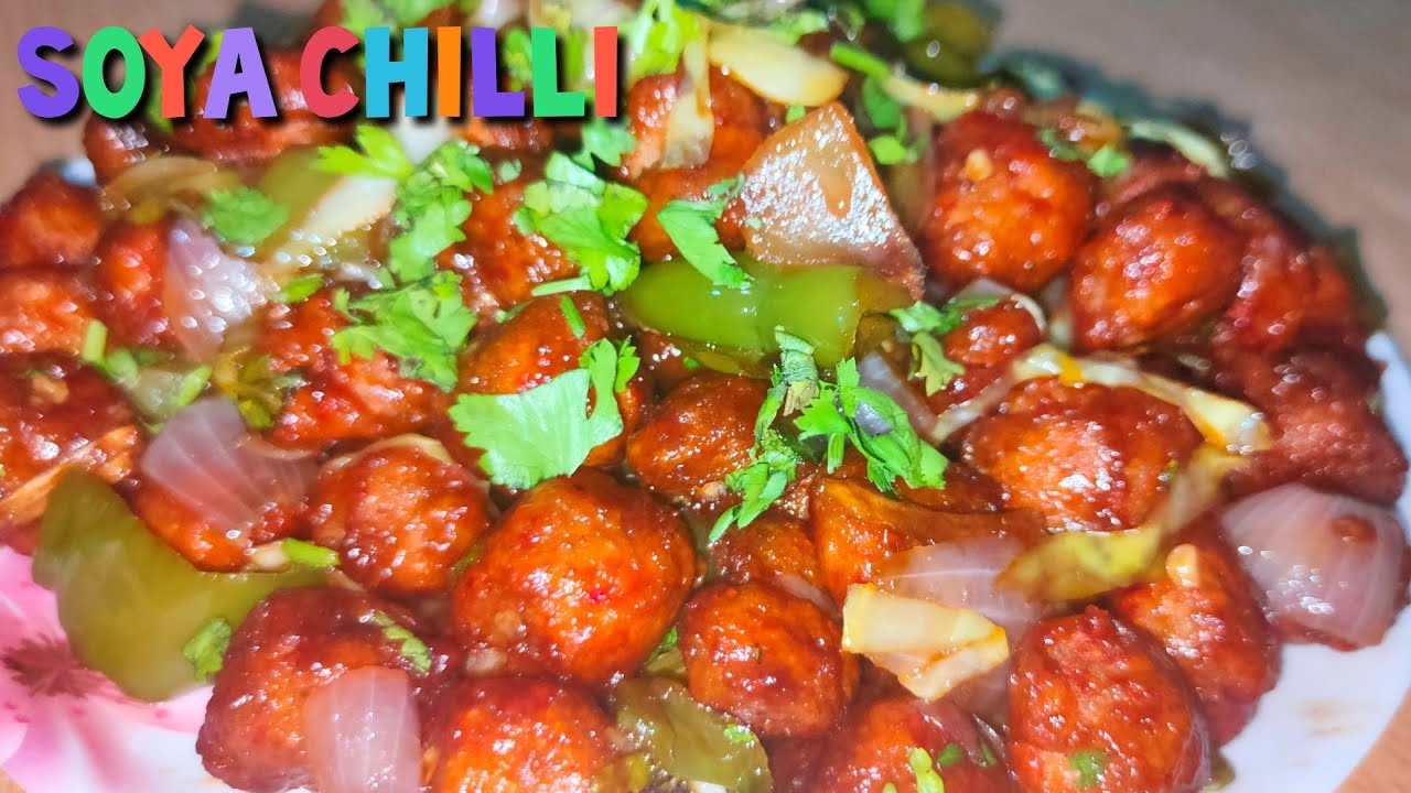 Soyabean Chilli Recipe | Soya Chilli | सोयाबीन चिल्ली रेसिपी | # ...