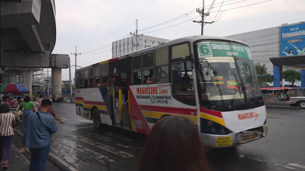 Philippines, Ordinary Fare bus ride from SM City Fairview to SM City ...