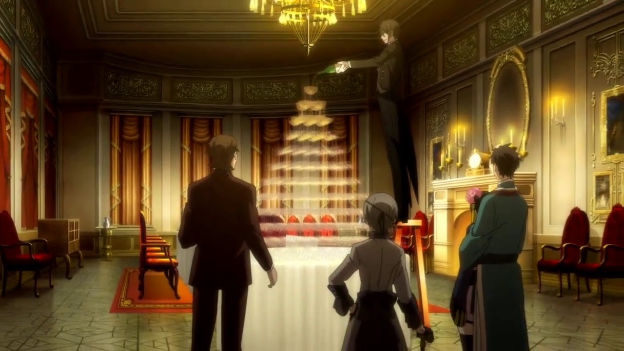 sebastian champagne scene , pro Sebastian , black butler dub - YouTube