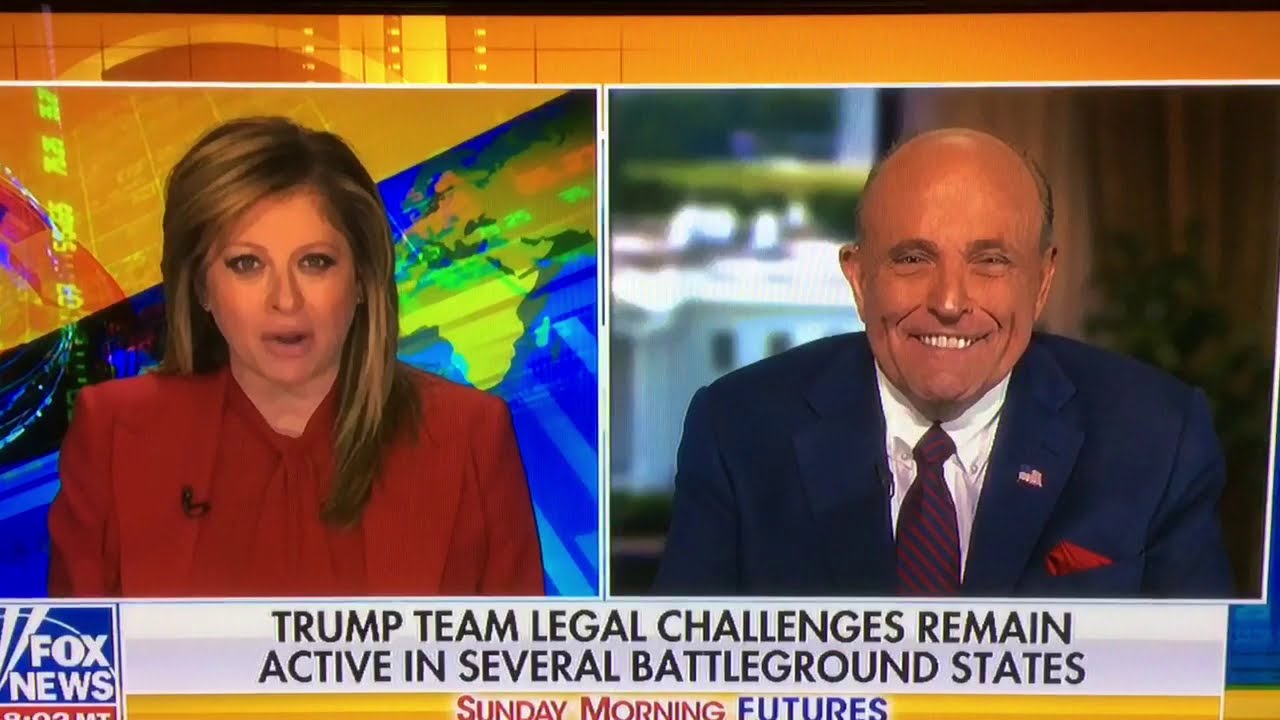 Rudy Giuliani interview with Maria on Sunday morning futures Fox News ...