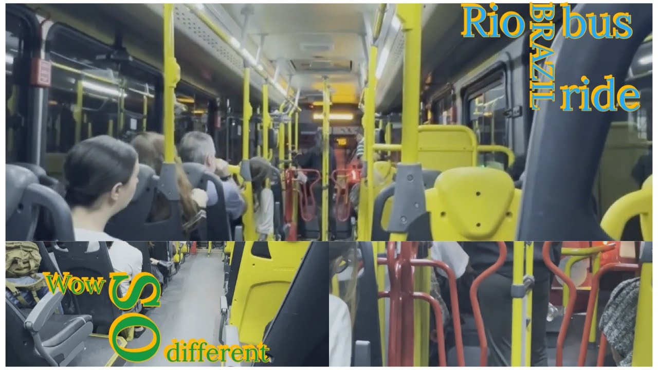 Rio Bus Ride and Downtown Station Exploration #RioBusTour # ...