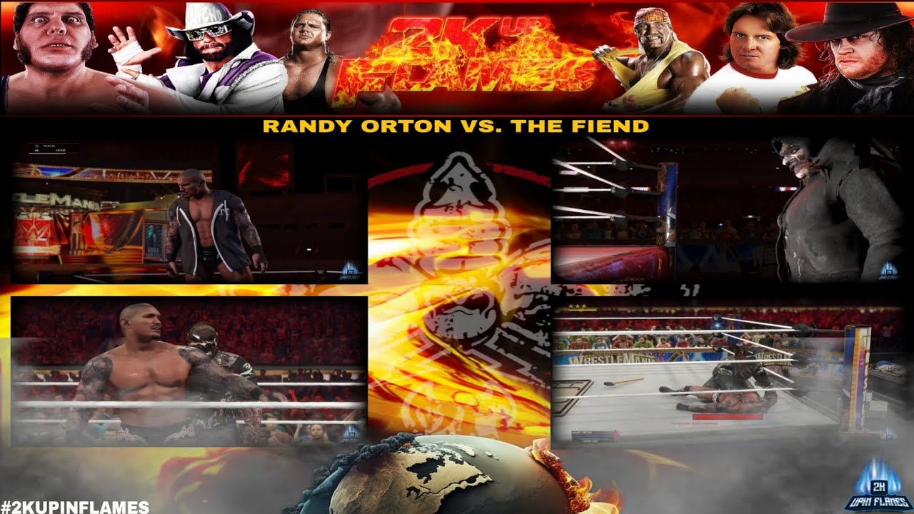 WWE2K23 THE FIEND (BURNT) VS. RANDY ORTON EXTREME RULES💀💀💀 #wwe # ...