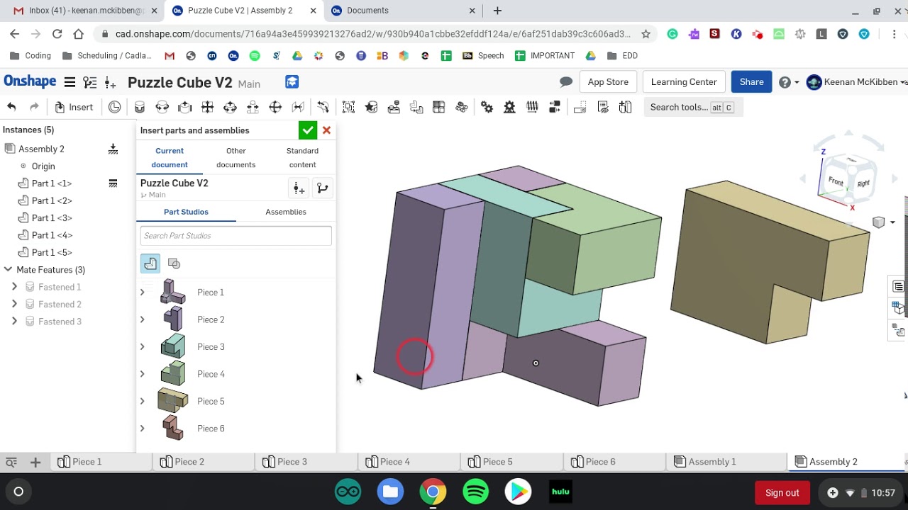 Cube Assembly and Coloring - YouTube
