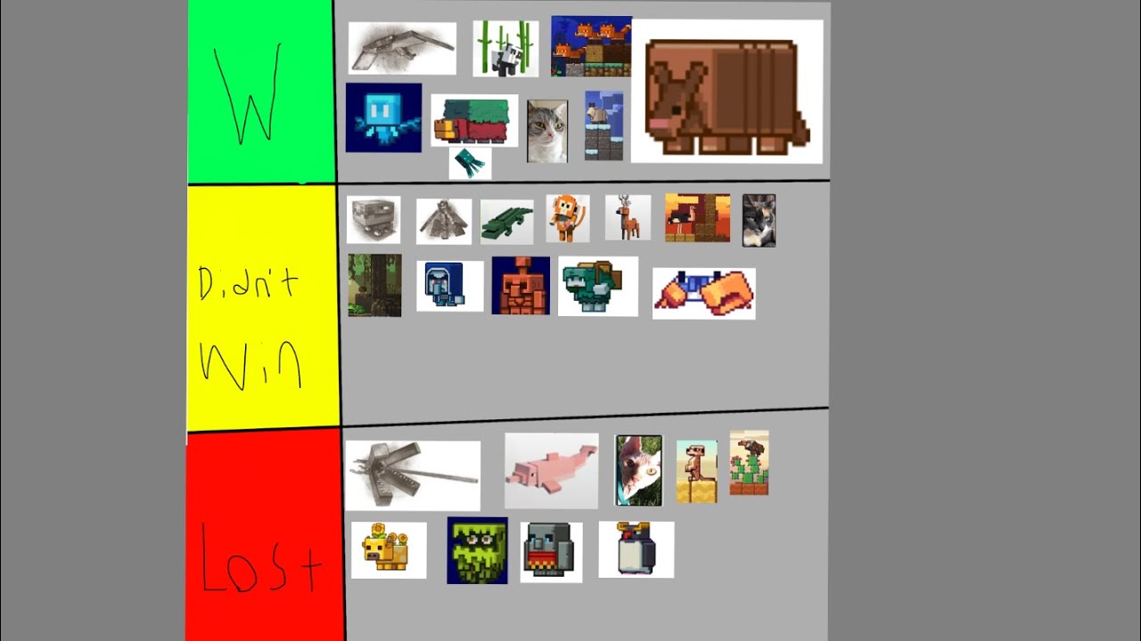 All Minecraft Mob Votes 2017-2023 - YouTube