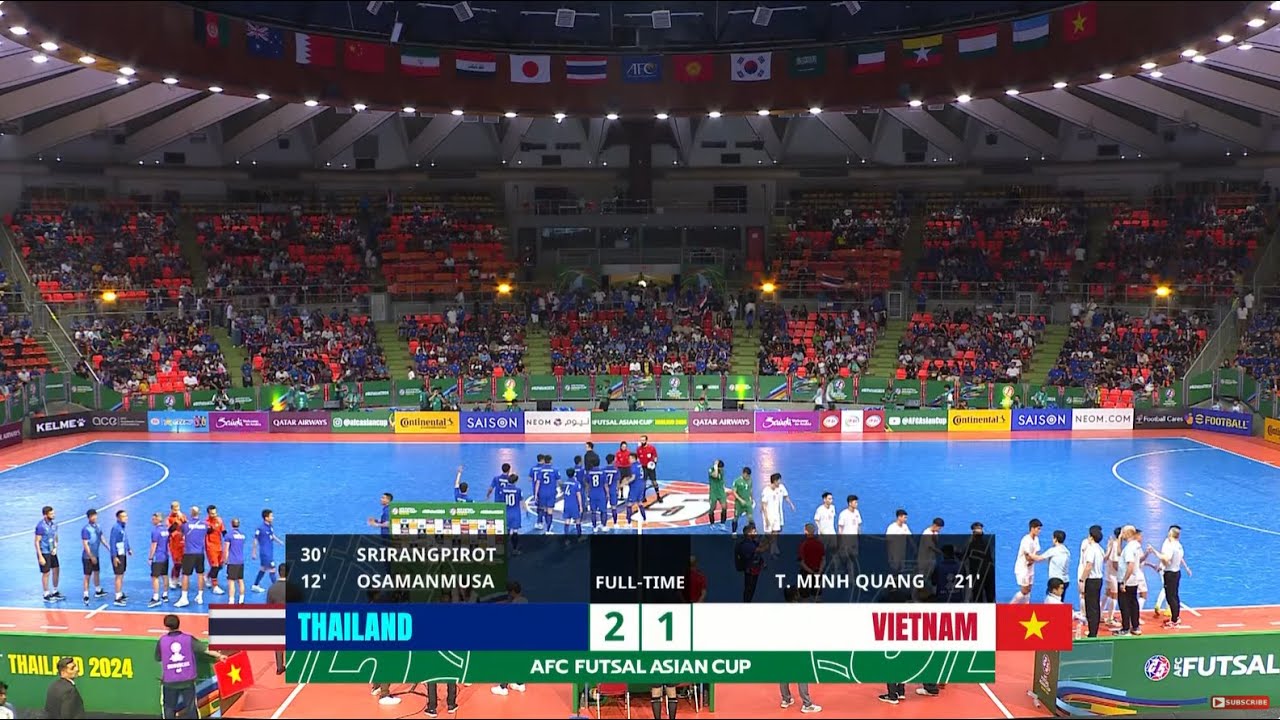Thailand 2-1 Vietnam Highlight : AFC Futsal Asian Cup 2024 - YouTube