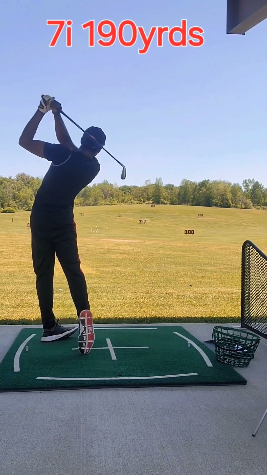 Stock yardage, Callaway Apex pros. These yards go up when I swing ...