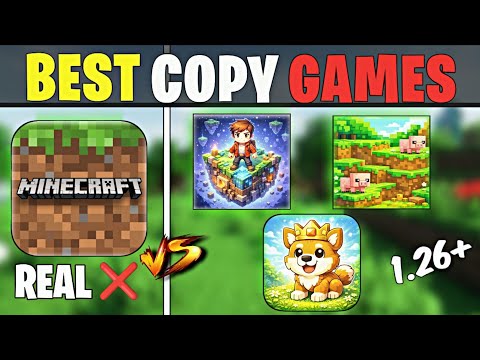 Top 3 Best Copy Games Like Minecraft 1.26 Java Edition 😍 | Chaos Update And Baby Mobs Update 