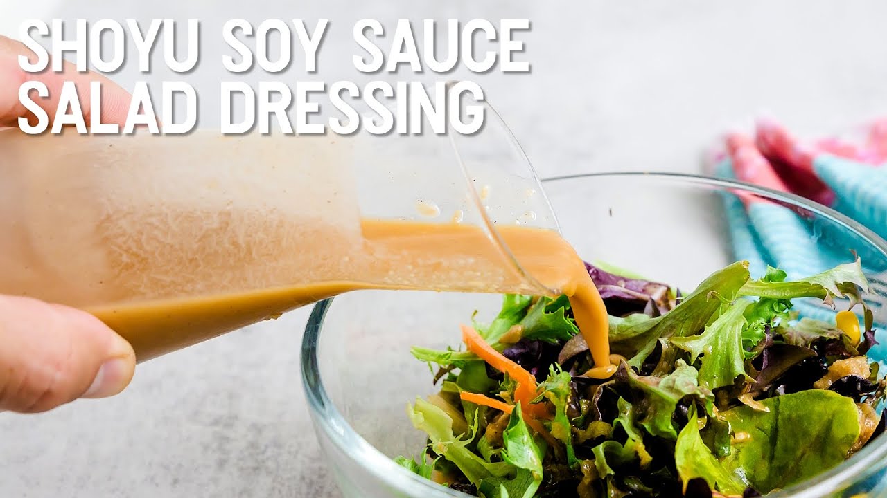 Shoyu Soy Sauce Salad Dressing - YouTube