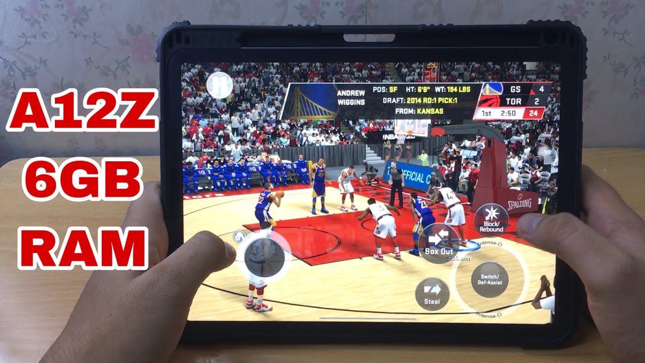 Nba 2k20 on Ipad pro 2020 ultra high setting - YouTube