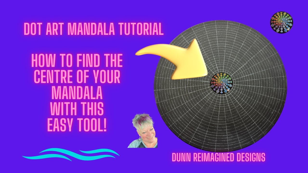 19- Dot Mandala Centre Finder Tool | Helpful Tool for Finding Centre ...