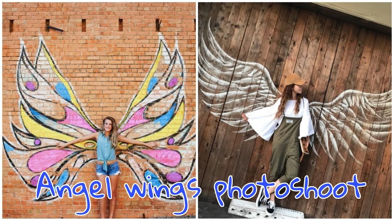 Angle Wing Photoshoot| Girls Pose With Angle Wing | AESTHETIC # ...