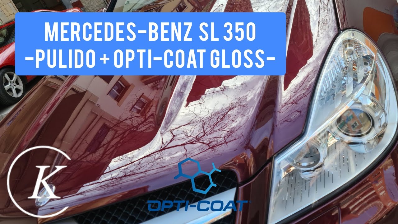 🔷️ Mercedes-Benz SL 350 + Opti-Coat Gloss 🔷️ #detailing #pulido # ...