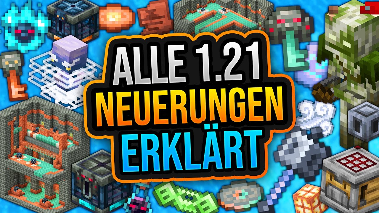 ALLE 1.21 NEUERUNGEN ERKLÄRT! Minecraft 1.21 ErikOnHisPeriod - YouTube