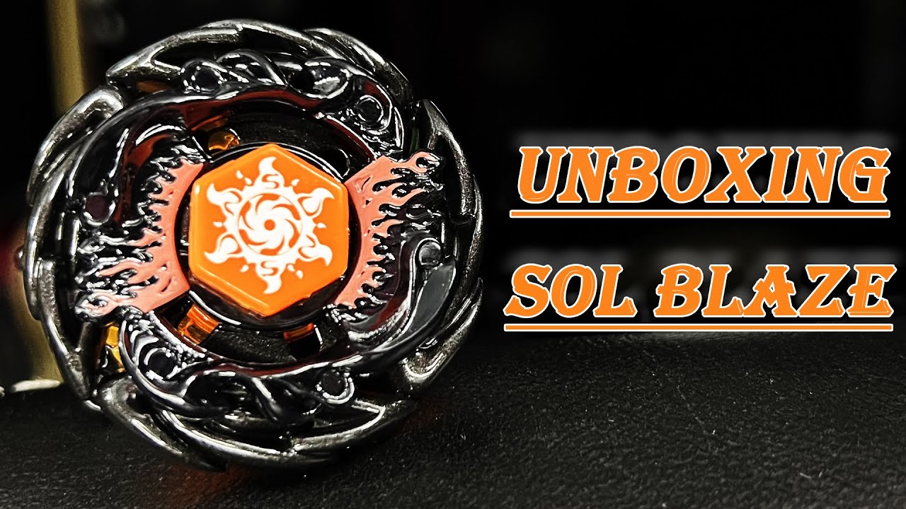SOL BLAZE V145AS Black Sun Edition BEYBLADE UNBOXING - LIMITED EDITION ...