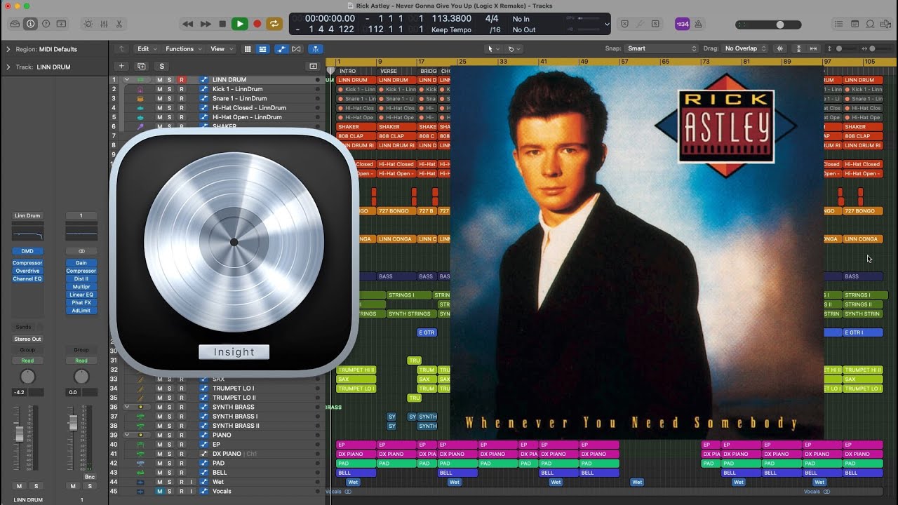 Rick Astley - Never Gonna Give You Up (Logic X remake prod. by Insight ...