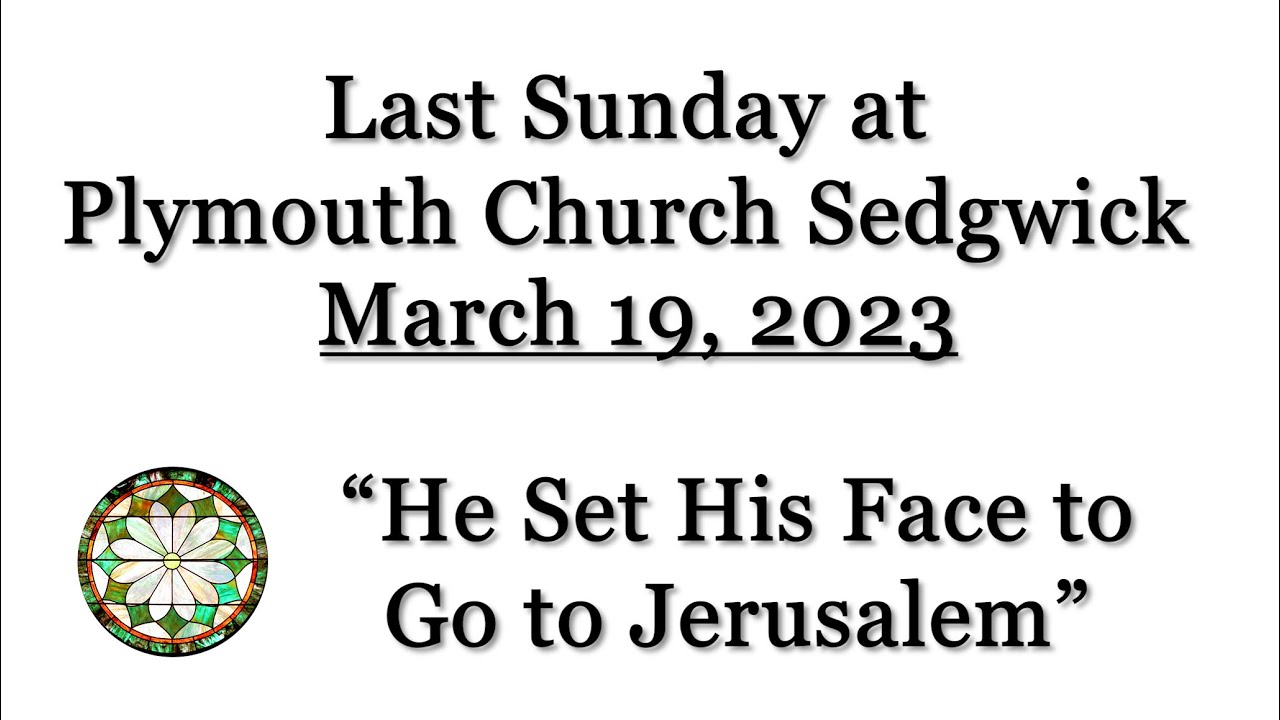 He Set His Face to Go to Jerusalem - YouTube