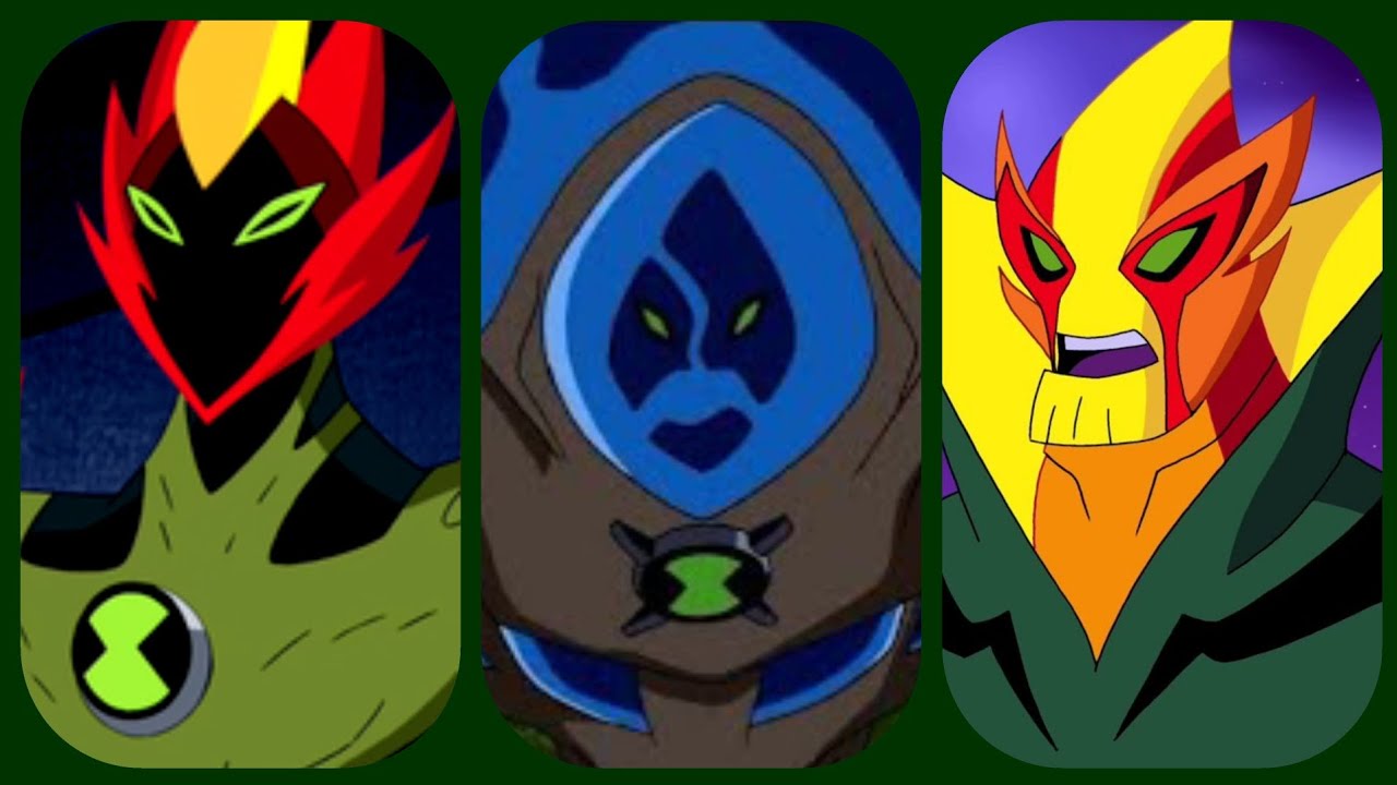"Swampfire" Evolution in Cartoons (Ben 10) - YouTube