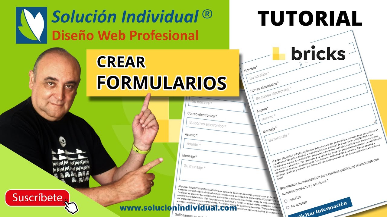 Crear Formularios en Bricks para WordPress - Tutorial - YouTube
