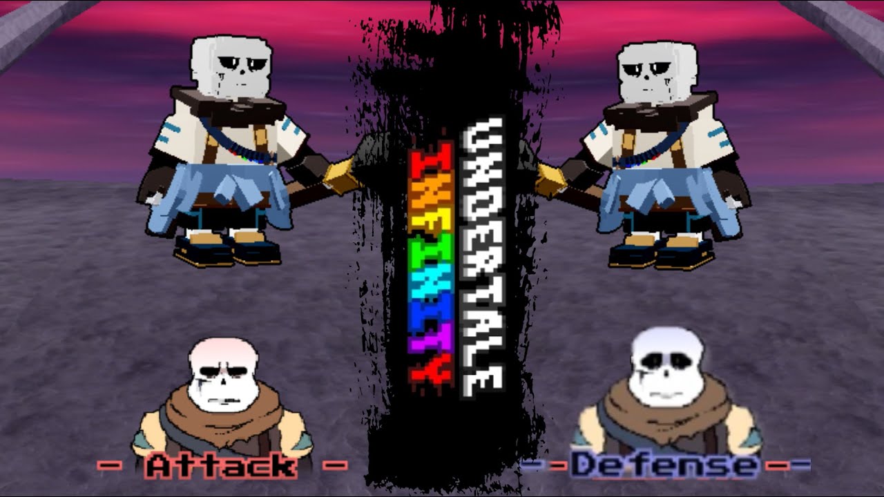 Undertale Infinity: new Underverse Ink Sans is insane - YouTube