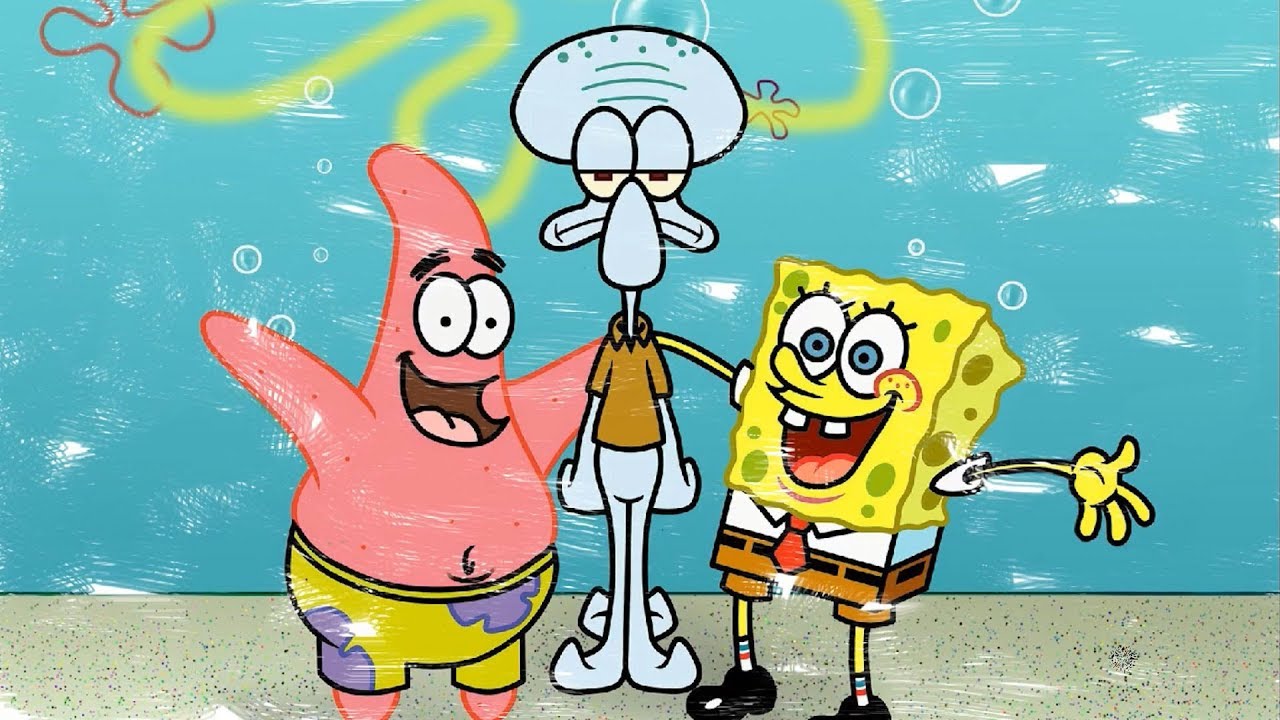 SpongeBob SquarePants Coloring Pages for Kids Art Videos for Children ...