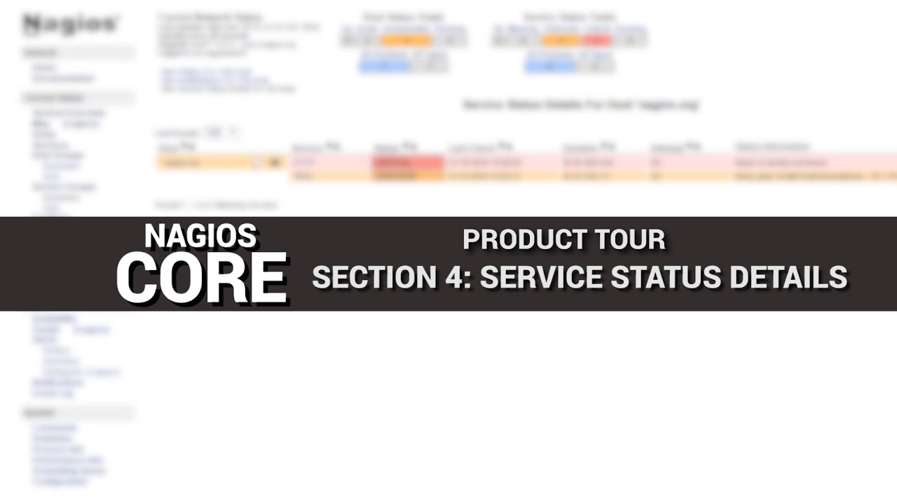 Using the Service Status Details view in Nagios Core (Tour Part 4 ...