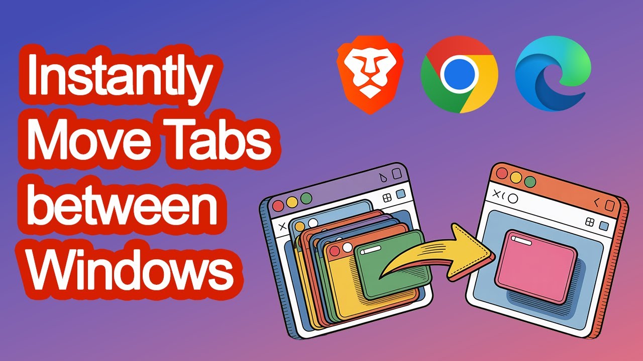 Move Multiple Tabs to a New Window - YouTube