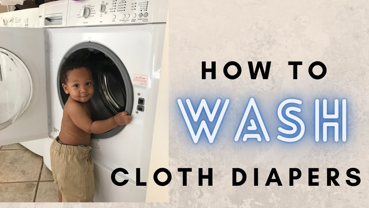 How to Wash Cloth Diapers || My Simple Cloth Diaper Wash Routine! - YouTube