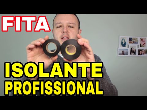 Fita Isolante Profissional. Diferença entre as Fitas Isolantes:Profissional X Comum