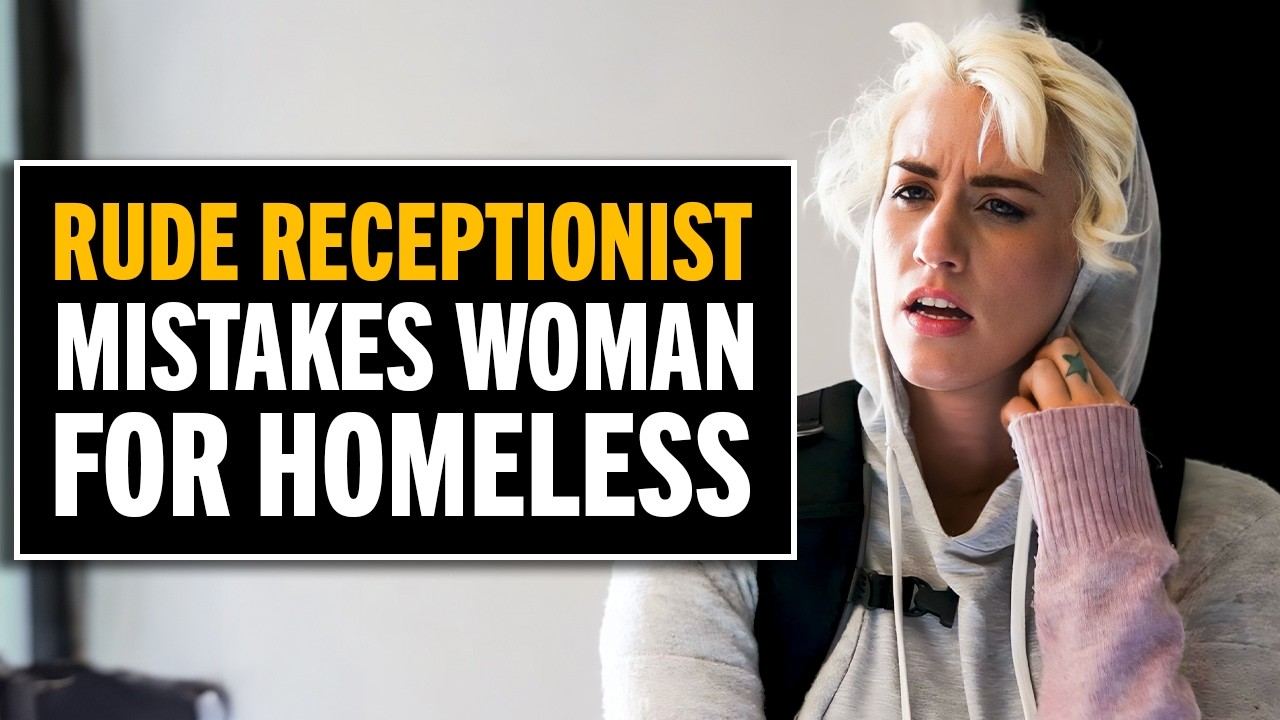 Receptionist's Rudeness Unveils the True Identity Of The Woman - YouTube