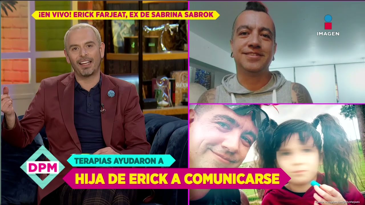 Hija de Sabrina Sabrok y Erick Farjeat ya logra articular más palabras ...