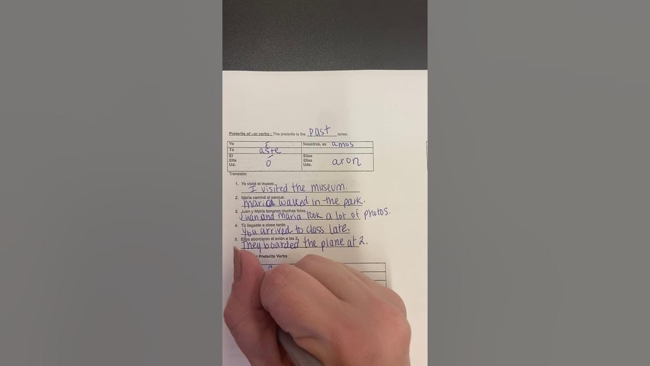 Spanish 2 study guide video - YouTube