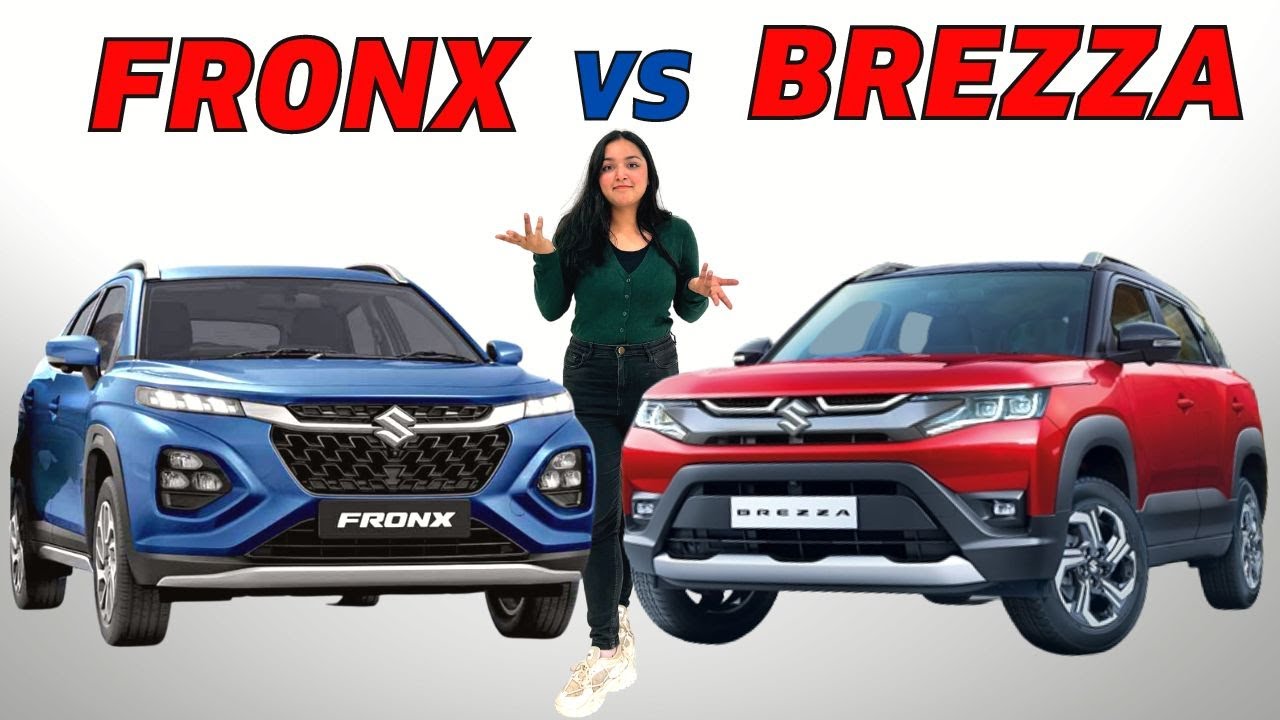 Maruti Suzuki Fronx Vs Brezza Detailed Comparison of Fronx & Brezza ...
