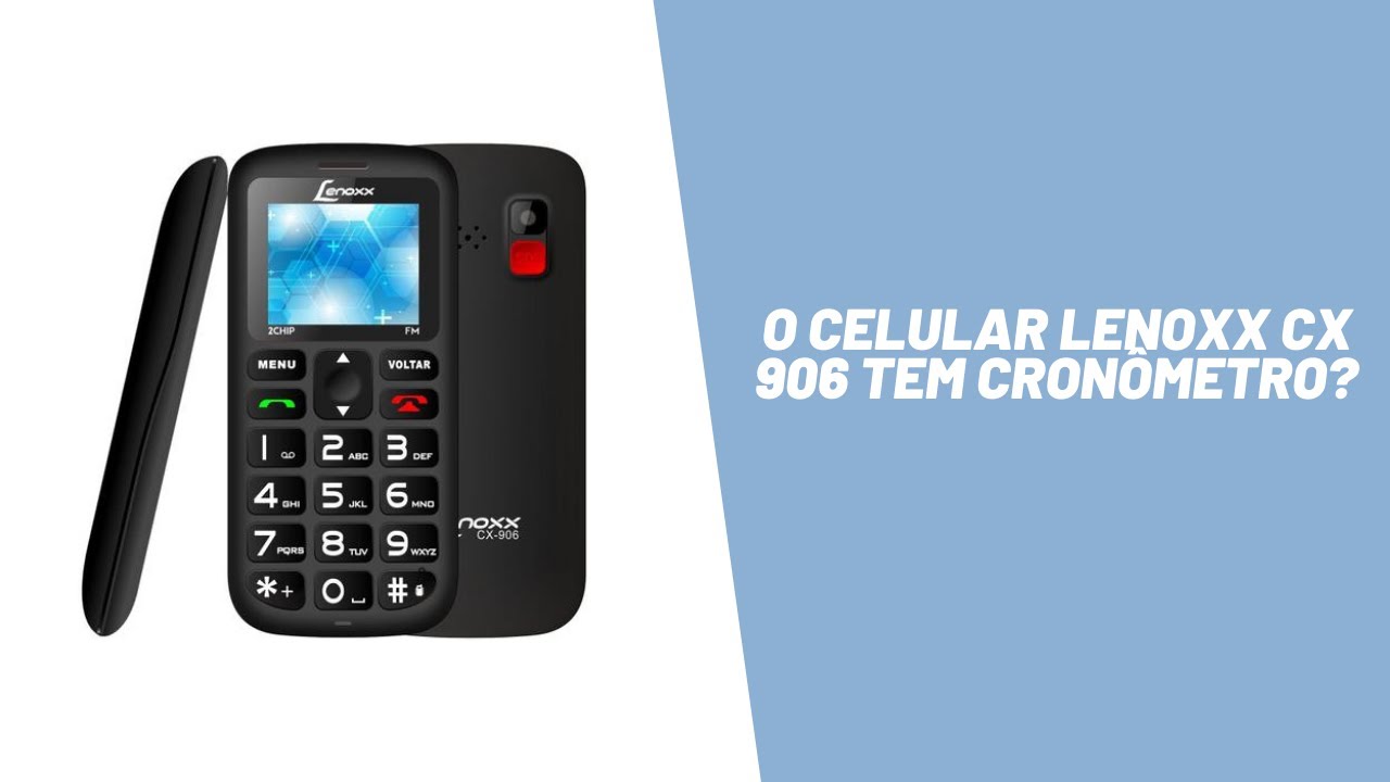 O celular Lenoxx CX 906 tem cronômetro? - YouTube