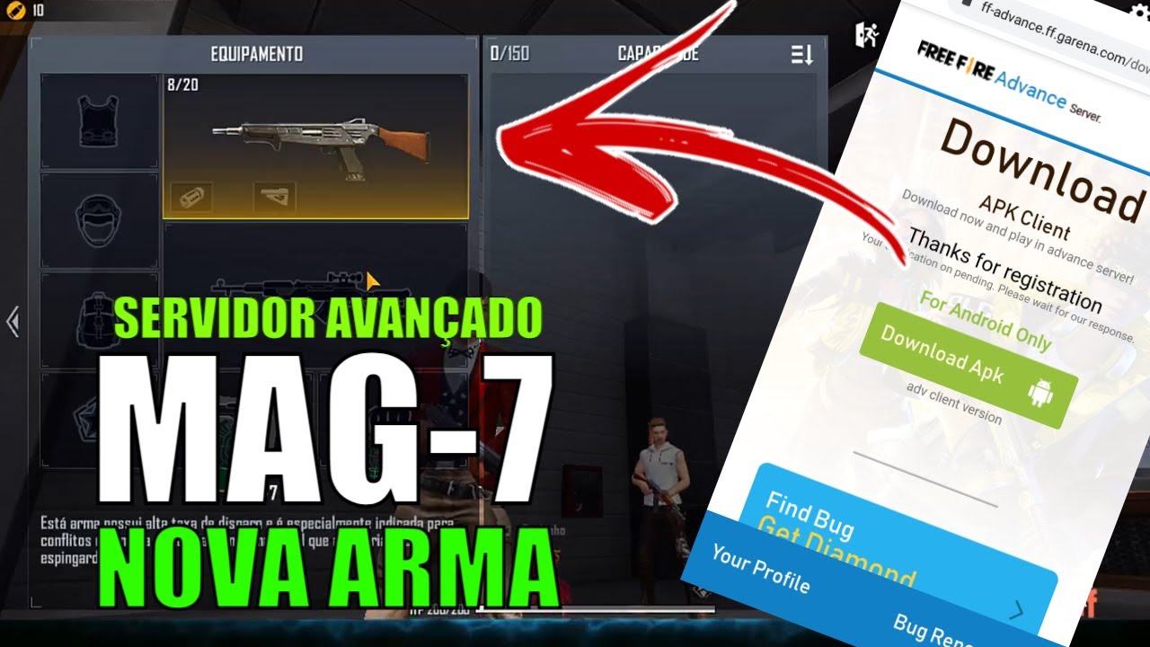 NOVA ARMA MAG-7 TESTANDO - ILHA DE TREINAMENTO O QUE MUDOU!? NOVO ...