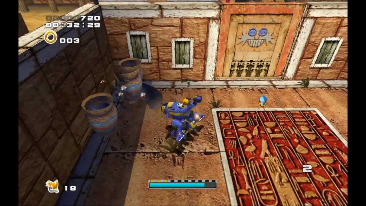 Let's play Sonic Adventure 2 - Part 24: Egypt platforming and ghost ...